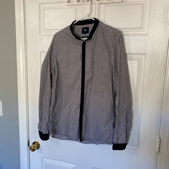 Clockhouse | Shirts | Clockhouse Button Down Black White Shirt | Poshmark
